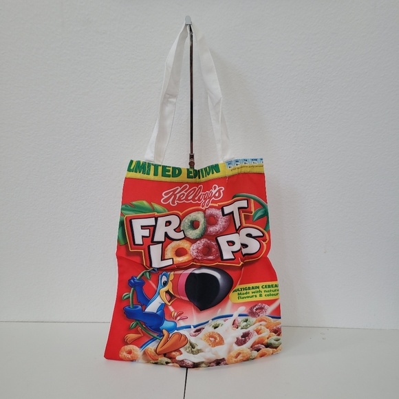 Bags | R Froot Loops Canvas Tote Bag | Poshmark